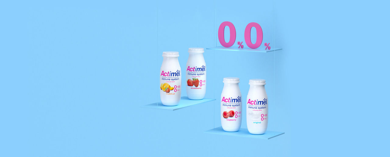 0% Fat 0% Added Sugar | Yogurt Drink | Actimel